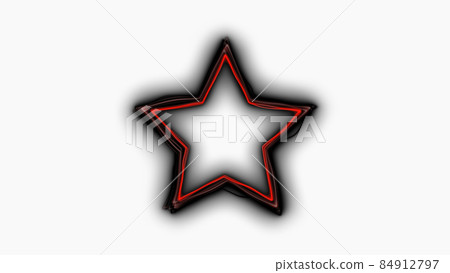 CG laser star-shaped frame of distorted laser - Stock Illustration ...