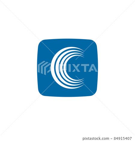 C letter app logo design - Stock Illustration [84915407] - PIXTA