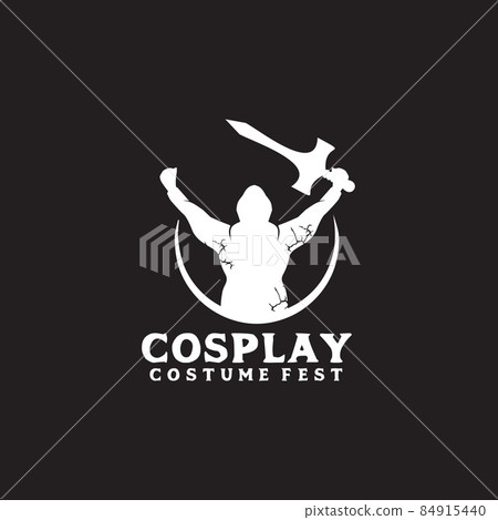 Cosplay costume store logo design - Stock Illustration [84915440] - PIXTA