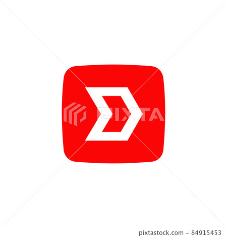 D letter initial app logo design - Stock Illustration [84915453] - PIXTA