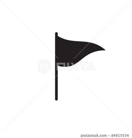 Simple flag icon logo design - Stock Illustration [84915554] - PIXTA