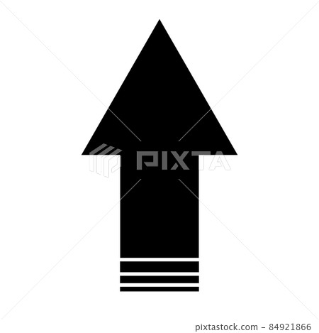 Rising arrow icon. Up arrow. - Stock Illustration [84921866] - PIXTA