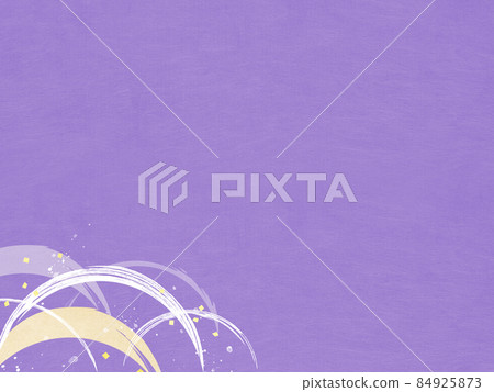 Purple Japanese background - Stock Illustration [84925873] - PIXTA