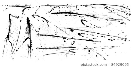 Calligraphy splash brush illustration - Stock Illustration [84929095 ...