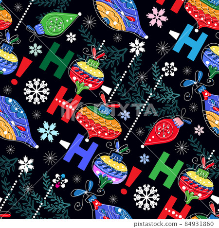 HO-HO- HO pattern 4 - Stock Illustration [84931860] - PIXTA