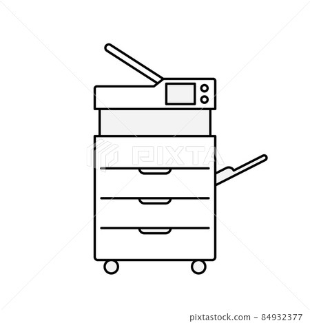 Illustration of multifunction device - Stock Illustration [84932377 ...