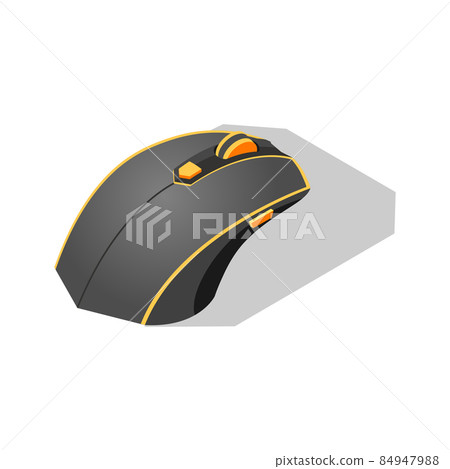 Gaming Mouse Isometric Composition - Stock Illustration [84947988] - PIXTA