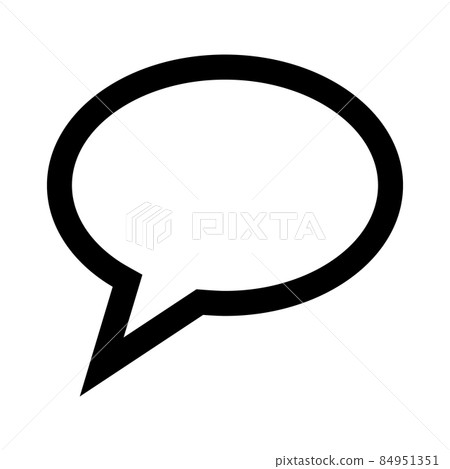 Message icon callout comment - Stock Illustration [84951351] - PIXTA