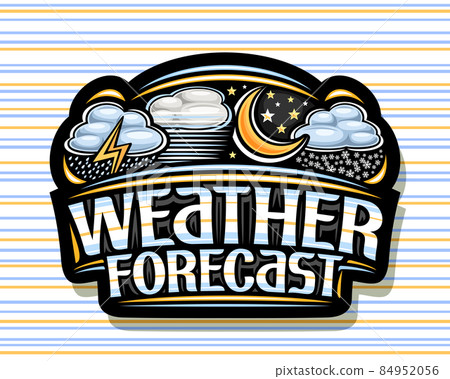 Vector logo for Weather Forecast-插圖素材 [84952056] - PIXTA圖庫