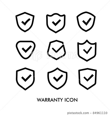 secure icon isolated on white background - Stock Illustration [84961110 ...