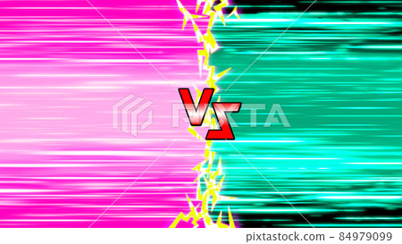 VS screen background 12 pink vs green electric... - Stock Illustration ...