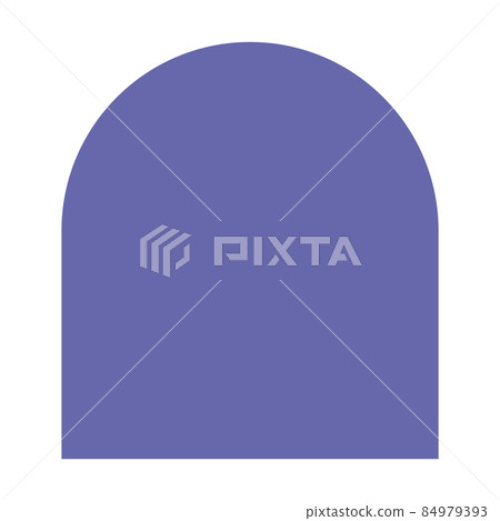 Arc abstract shape violet purple color template-插圖素材 [84979393] - PIXTA圖庫