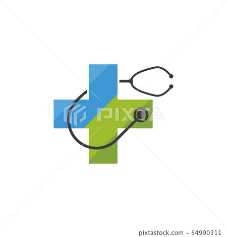 Medical Cross illustration Logo template - Stock Illustration [84990311 ...
