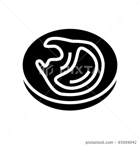 macrophage cell immunity glyph icon vector... - Stock Illustration ...