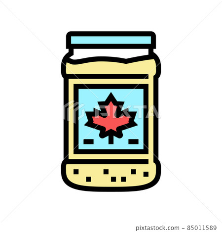 maple sugar bottle color icon vector illustration - Stock Illustration ...