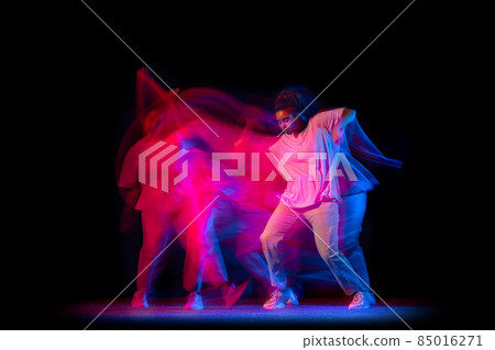 One young sportive girl in white costume... - Stock Photo [85016271 ...