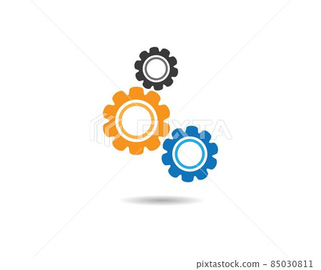 Gear symbol vector icon - Stock Illustration [85030811] - PIXTA