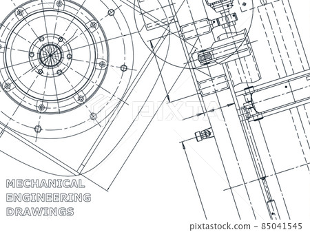 Vector engineering illustration. Cover, flyer,...-插圖素材 [85041545] - PIXTA圖庫