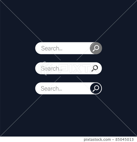 Search bar with icon and placeholder. HTML... - Stock Illustration ...