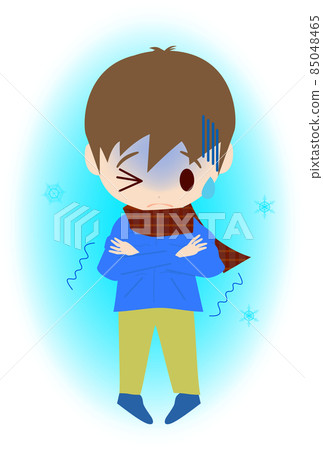 Cold Boy-Cold Image Illustration - Stock Illustration [85048465] - PIXTA