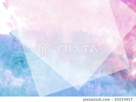 Watercolor-style background material - Stock Illustration [85054957 ...