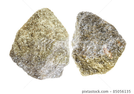 set of greisen stones cutout on white - Stock Photo [85056135] - PIXTA
