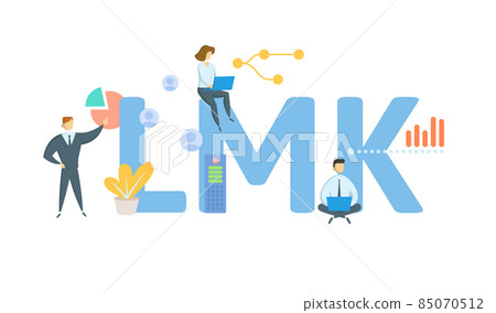 LMK, Let Me Know. Concept with keyword, people... - Stock Illustration ...