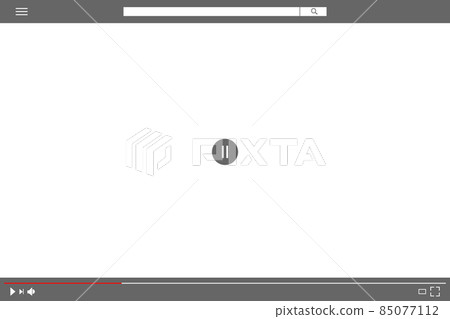 Stop play video sign vector - Stock Illustration [85077112] - PIXTA