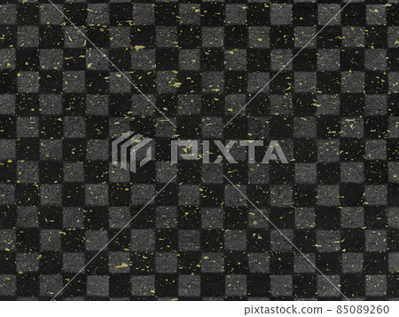 Black and gray checkered pattern with gold grunge - Stock Illustration ...