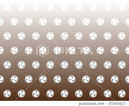 Left three-way pattern Japanese-style gradation... - Stock Illustration ...