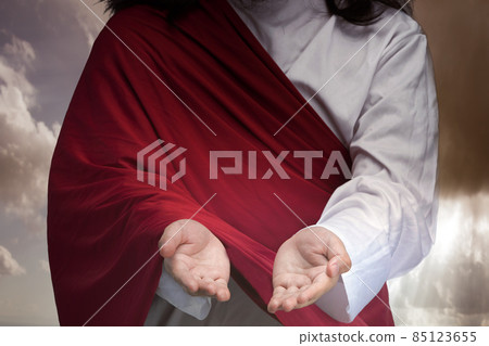 Jesus Christ Open Hands