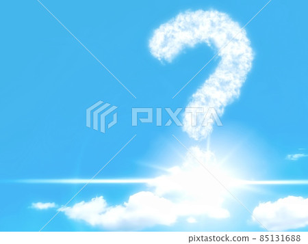 Illustration of a cloud of question marks... - Stock Illustration ...