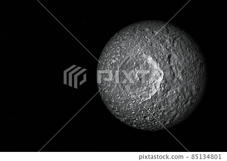 3D rendering of Mimas - Stock Illustration [85134801] - PIXTA