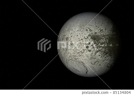 3D rendering of Iapetus - Stock Illustration [85134804] - PIXTA