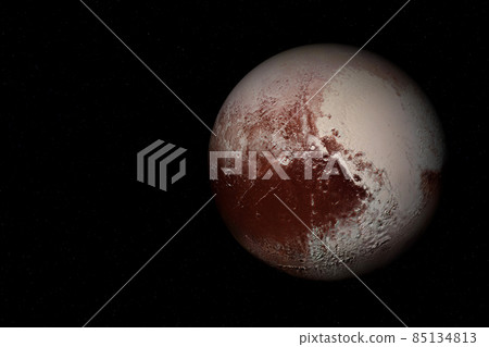 3d rendering of Pluto - Stock Illustration [85134813] - PIXTA