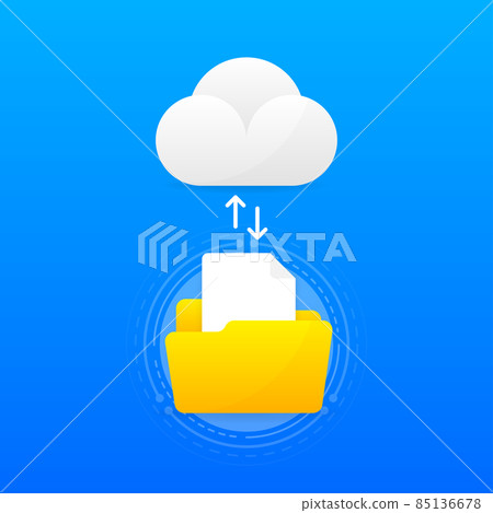 File transfer encrypted form. Concept for... - Stock Illustration ...