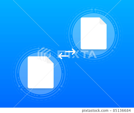 File transfer encrypted form. Concept for... - Stock Illustration ...