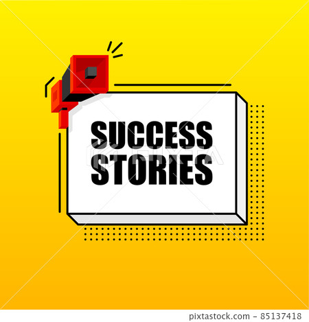 Success Stories banner template. Marketing...-插圖素材 [85137418] - PIXTA圖庫