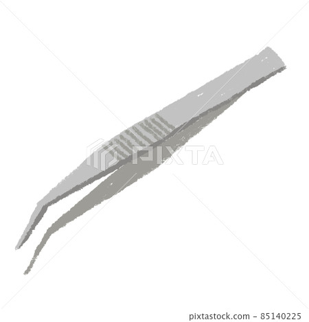Tweezers illustration hand-painted watercolor - Stock Illustration ...