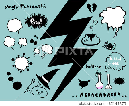 Magic speech bubble set - Stock Illustration [85145875] - PIXTA