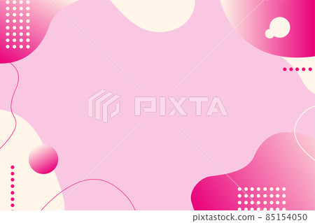 Geometric pattern white / pink frame material - Stock Illustration ...
