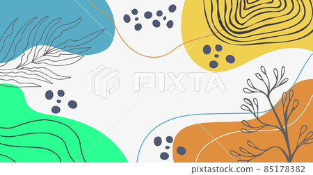 Abstract trendy rectangular background with... - Stock Illustration ...