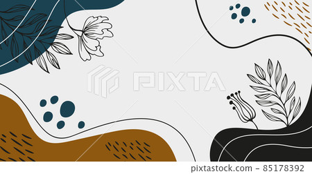 Abstract trendy rectangular background with... - Stock Illustration ...