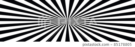 Abstract black and white sun rays - Vector - Stock Illustration ...