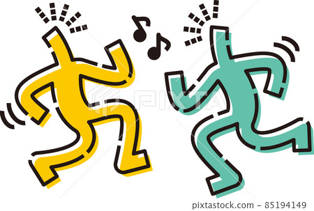 Human dancing - Stock Illustration [85194149] - PIXTA