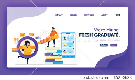 we're hiring fresh graduate concept design for...-插圖素材 [85200628] - PIXTA圖庫