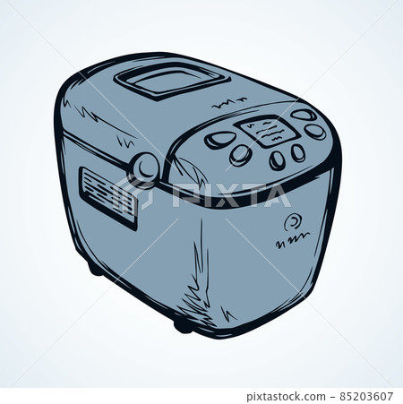Bread machine. Vector drawing icon - Stock Illustration [85203607] - PIXTA