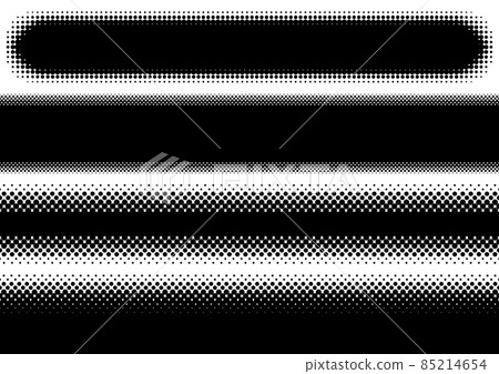 A set of horizontal strip-shaped dot gradient... - Stock Illustration ...