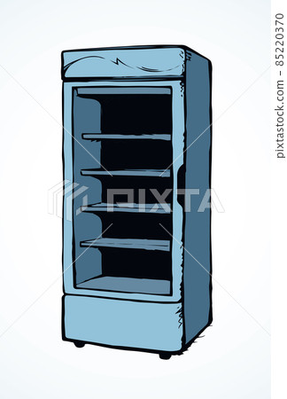 Freezer to store. Vector drawing - Stock Illustration [85220370] - PIXTA