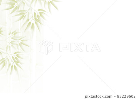 Astringent yellow ink painting-like bamboo... - Stock Illustration ...